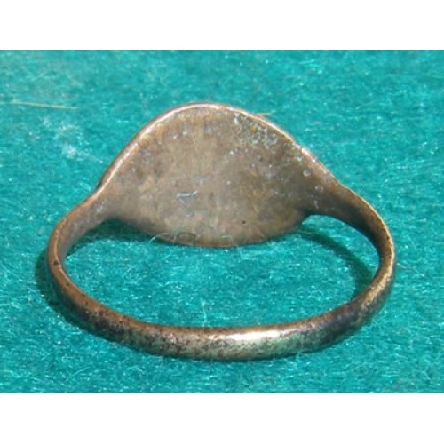 Antique Ring Roman Bronze Seal Ring